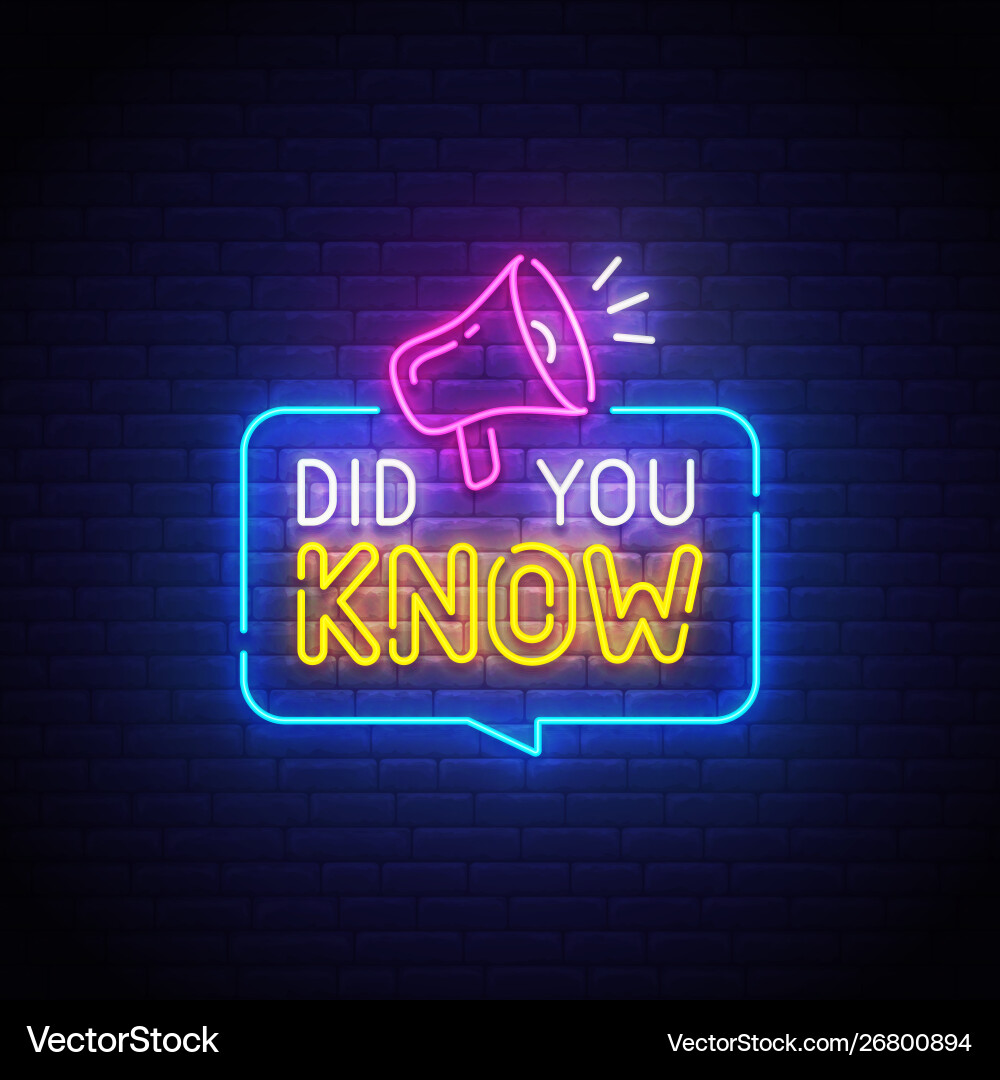 Did You Know Icon Label Vector Images (over 750)