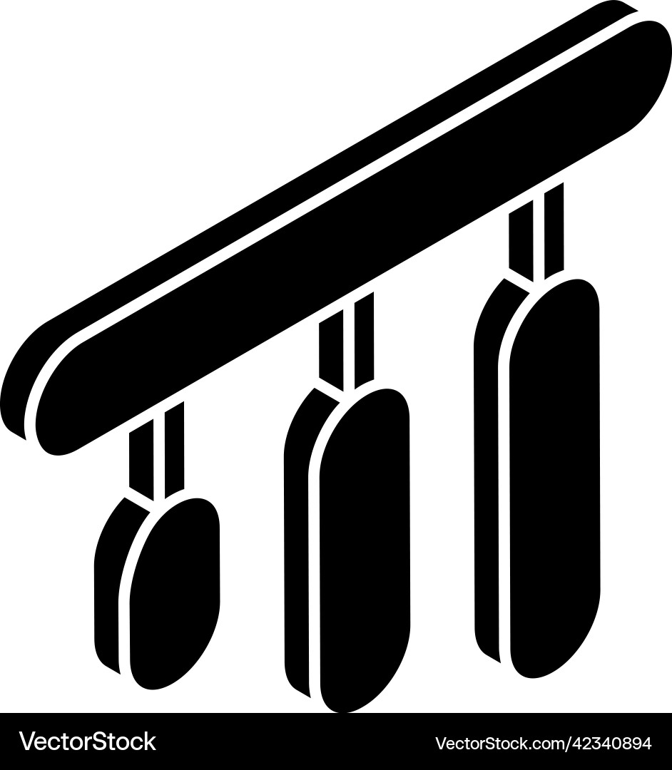 Tubular bells Royalty Free Vector Image - VectorStock