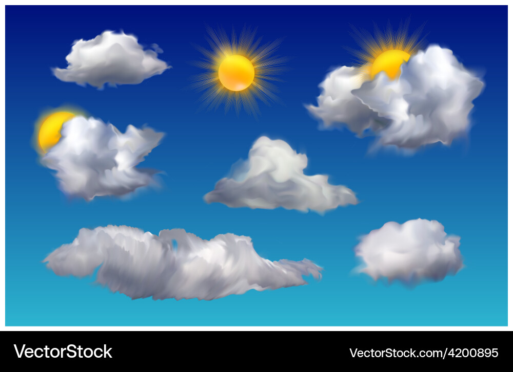 Clouds Royalty Free Vector Image - VectorStock