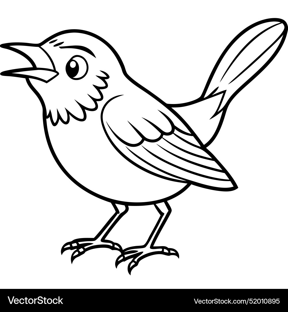 Fairy-wren bird cries icon Royalty Free Vector Image