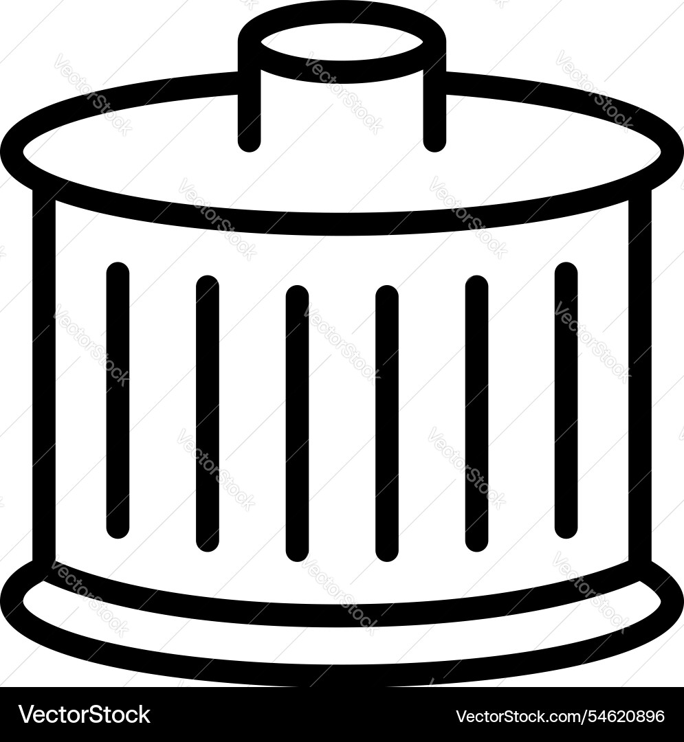 Car service line icon filter simple Royalty Free Vector