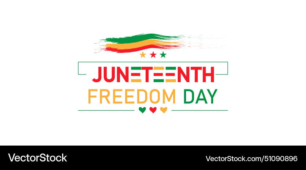 Juneteenth artwork a vibrant tribute to freedom Vector Image
