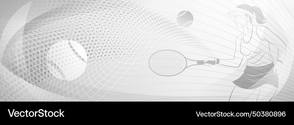 Tennis themed background Royalty Free Vector Image