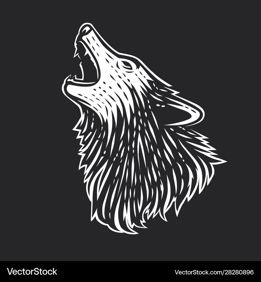 Wolf Royalty Free Vector Image - VectorStock