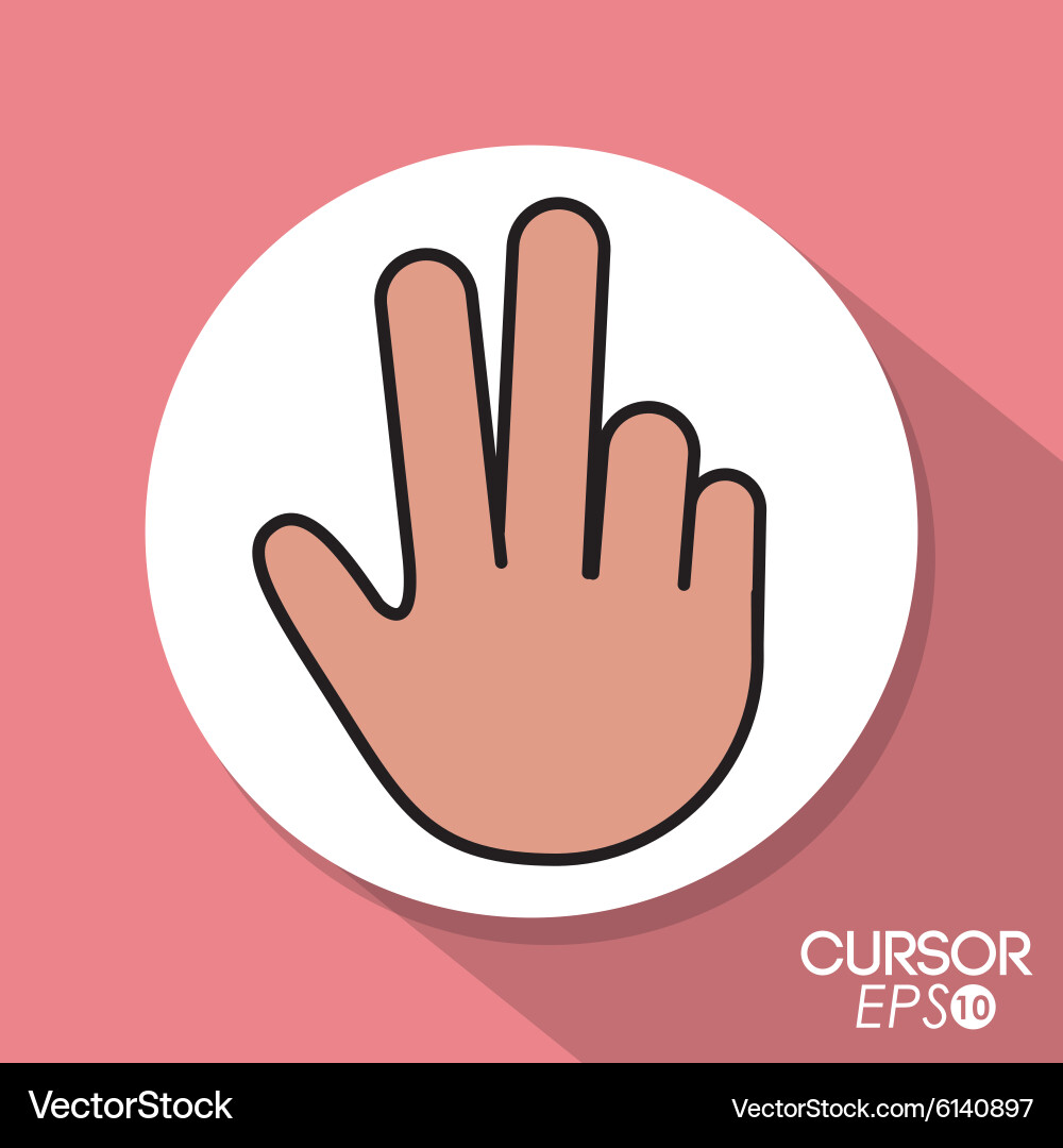 Cursor design Royalty Free Vector Image - VectorStock