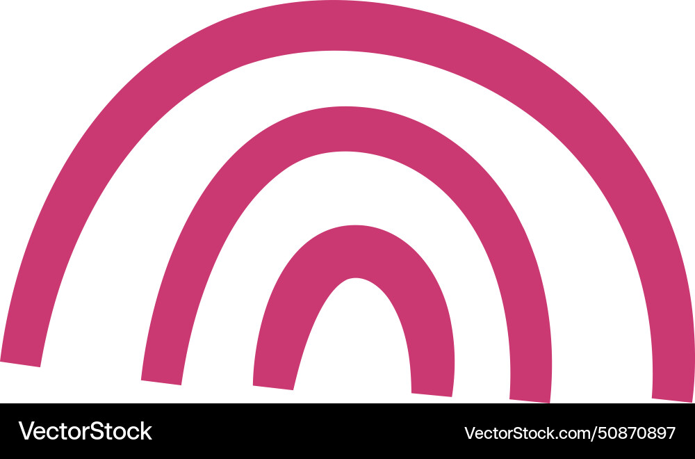 Hand drawn rainbow Royalty Free Vector Image - VectorStock