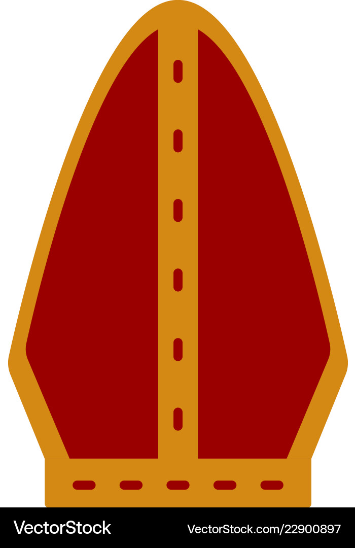 Pope hat icon Royalty Free Vector Image - VectorStock