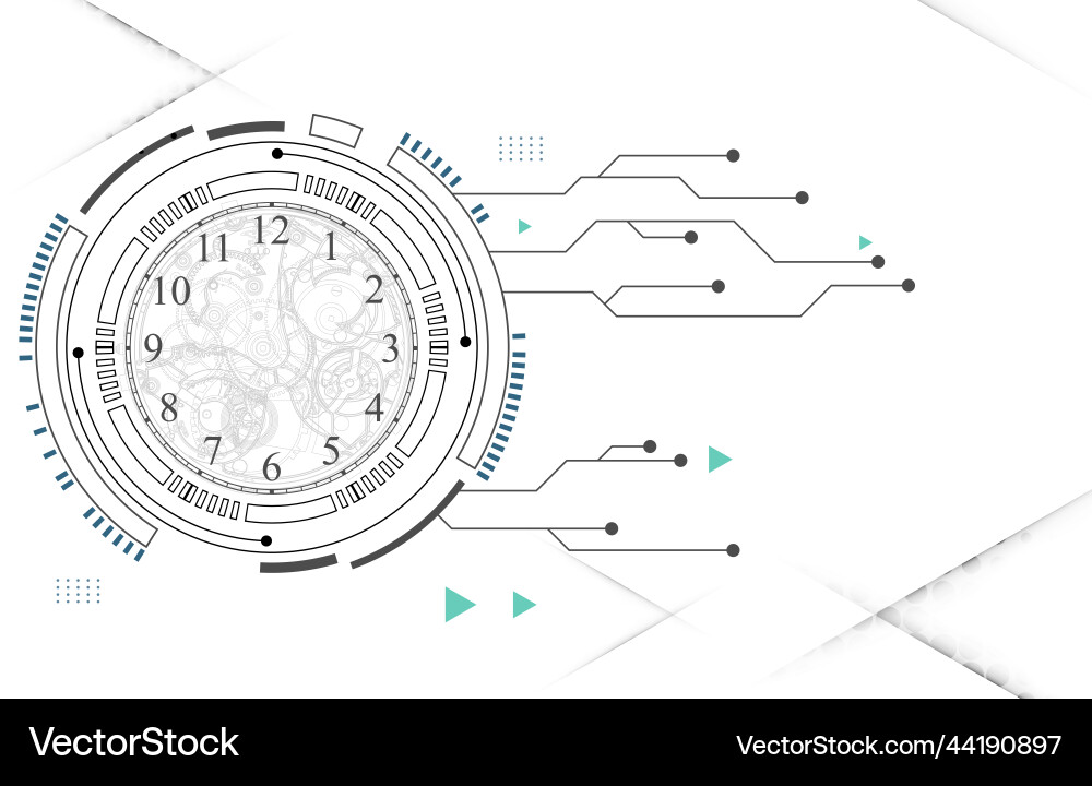 Technology white background Royalty Free Vector Image