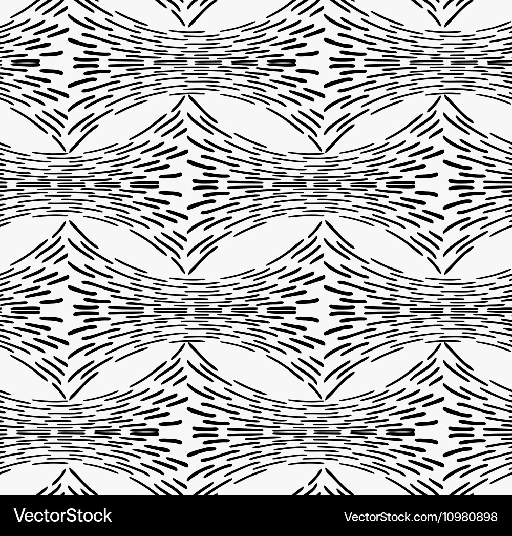 Black marker horizontal dashed shapes Royalty Free Vector
