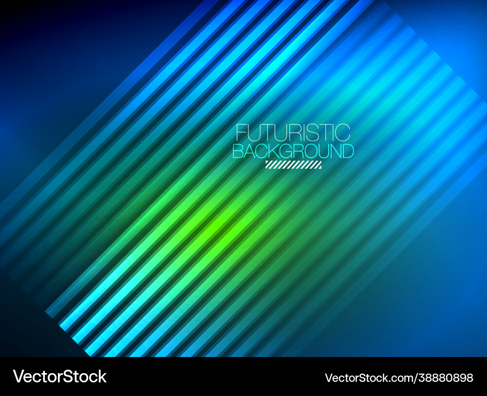 Bright neon color techno abstract background Vector Image