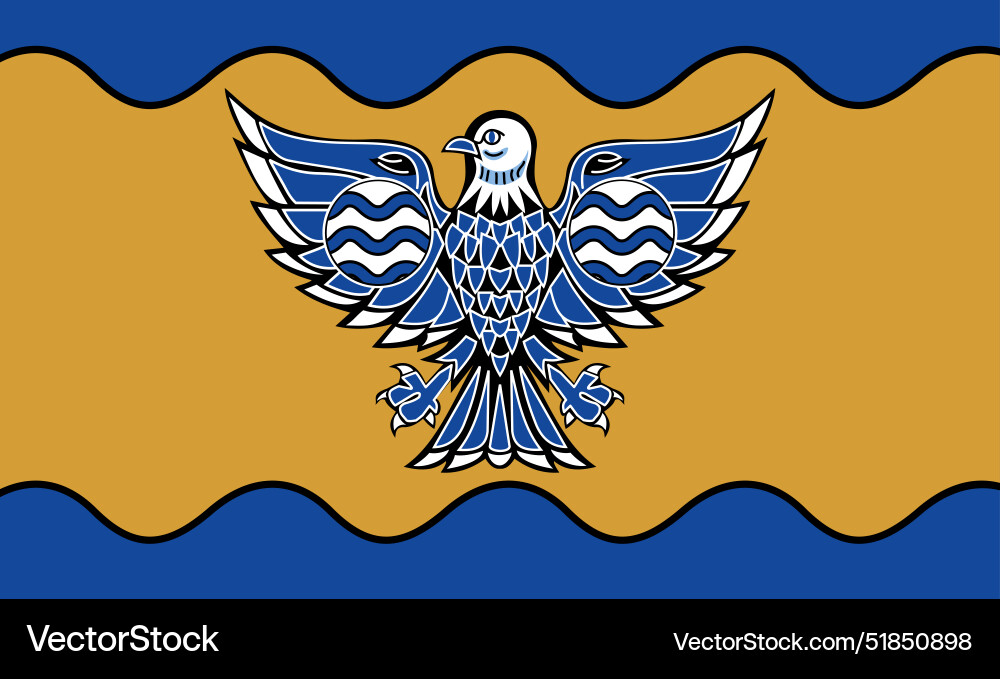 Burnaby flag Royalty Free Vector Image - VectorStock
