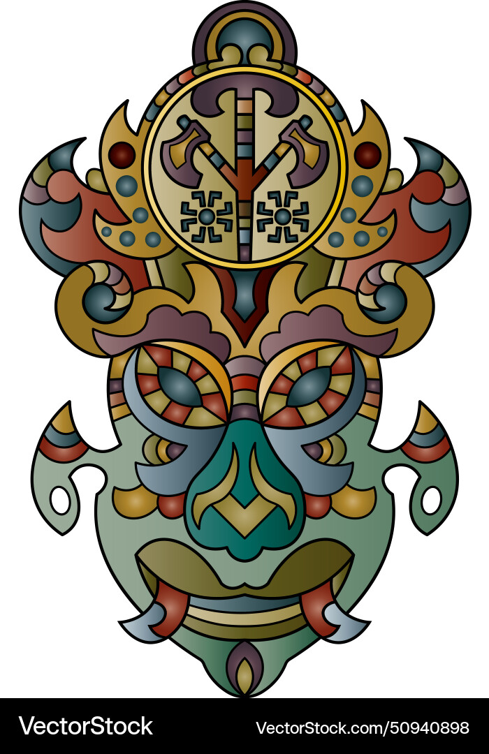 Ethnic tribal mask Royalty Free Vector Image - VectorStock