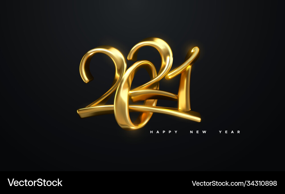 Happy new 2021 year Royalty Free Vector Image - VectorStock