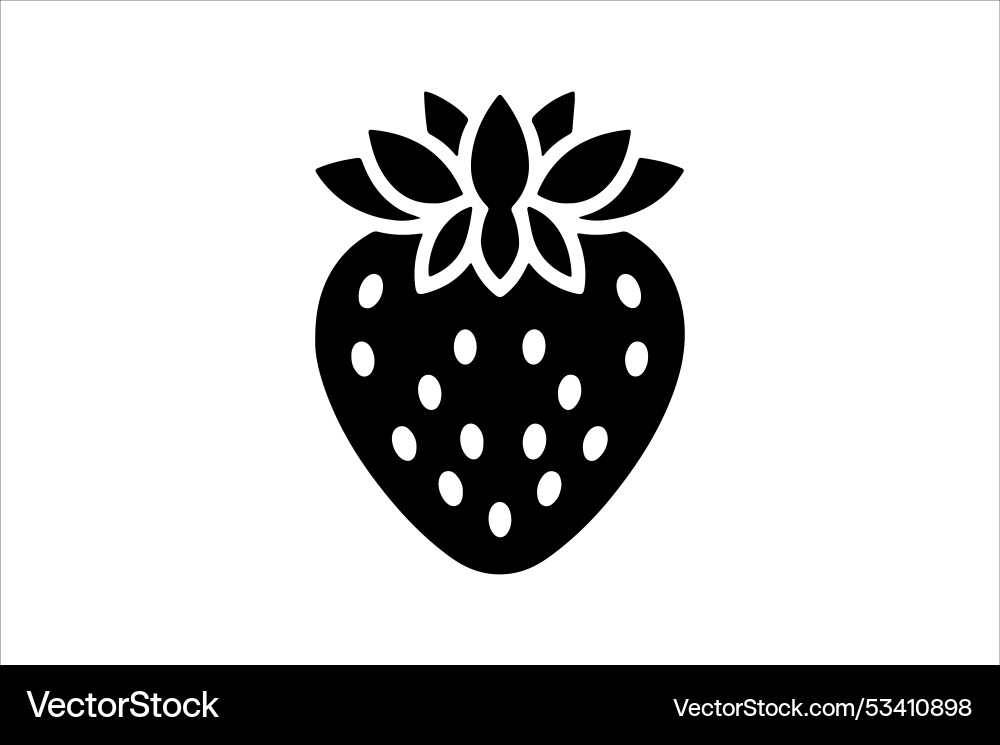Strawberry icon Royalty Free Vector Image - VectorStock