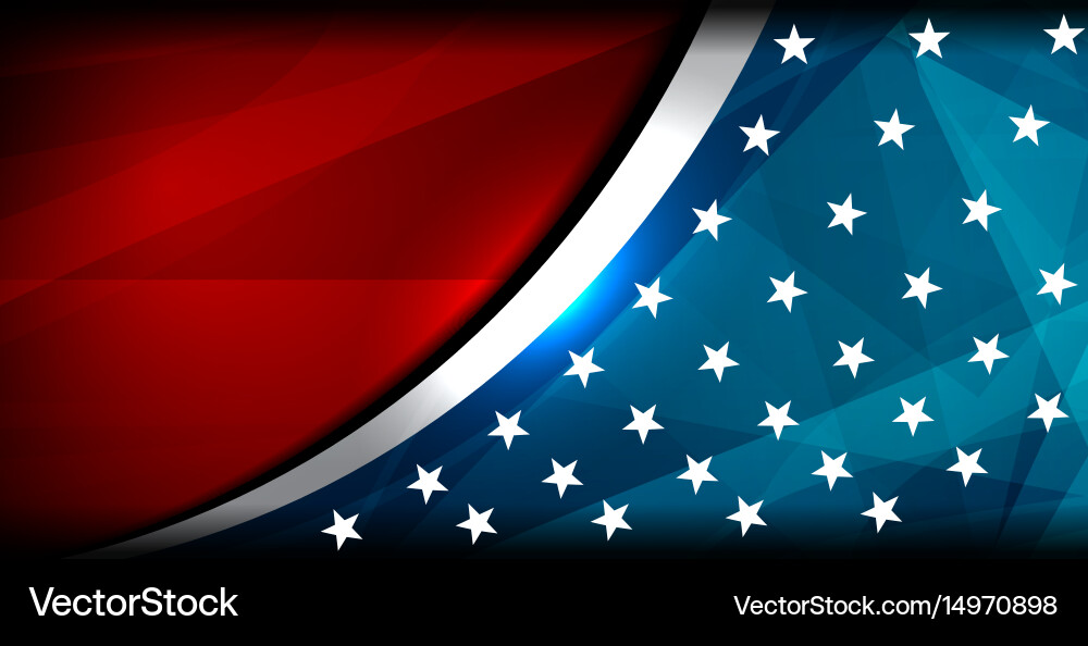 Usa flag background Royalty Free Vector Image - VectorStock