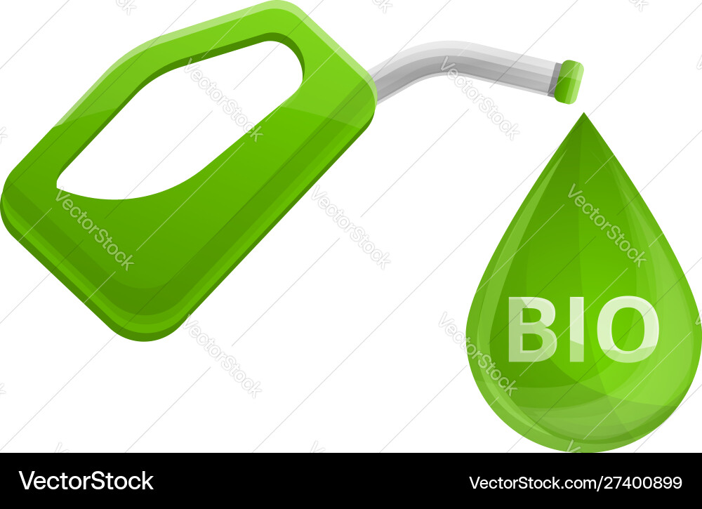 Biofuel concept cartoon Royalty Free Vector Image