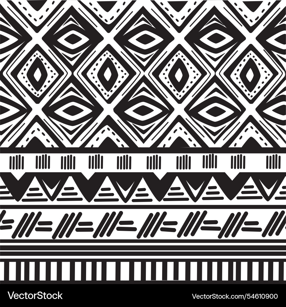 Seamless pattern tribal texture ethnic background Vector Image