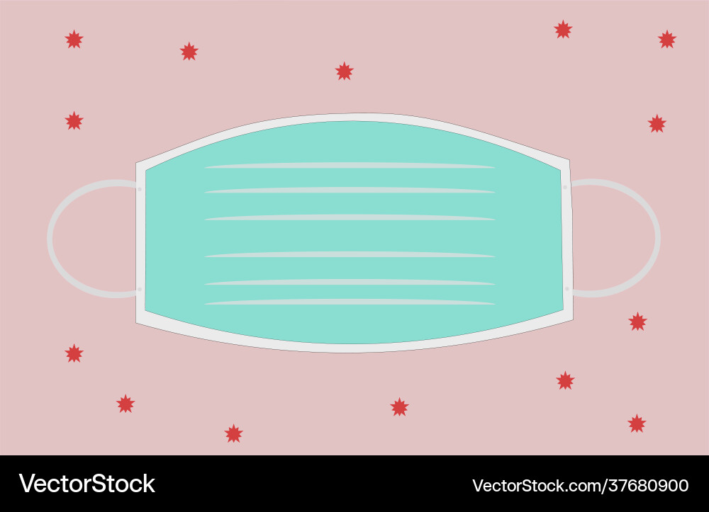 Surgical mask Royalty Free Vector Image - VectorStock