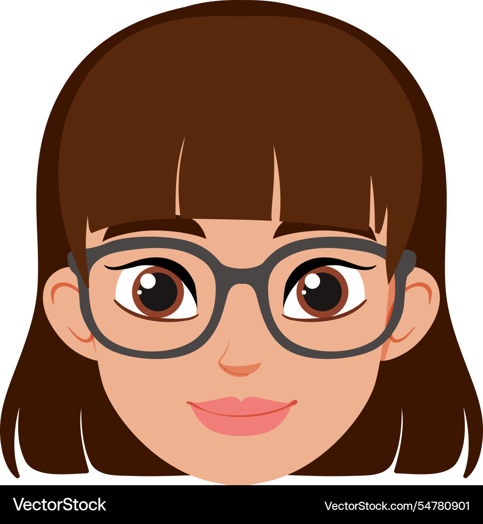 A smiling woman Royalty Free Vector Image - VectorStock