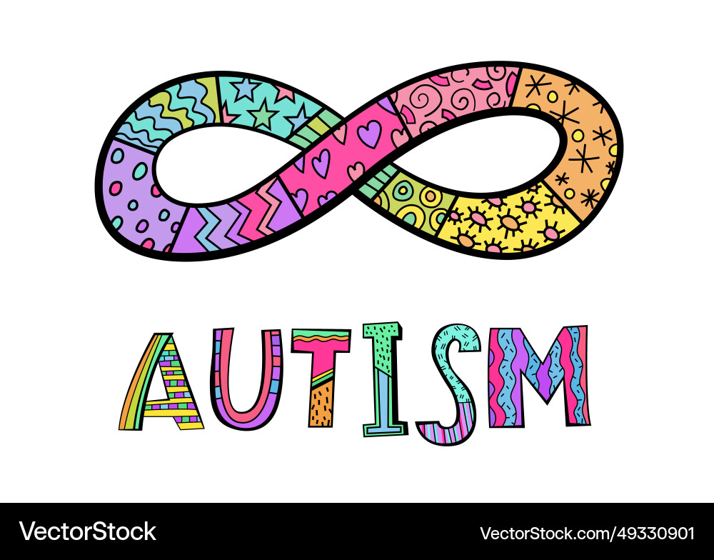 Autismus Spektrum Störung infinity symbol autistic