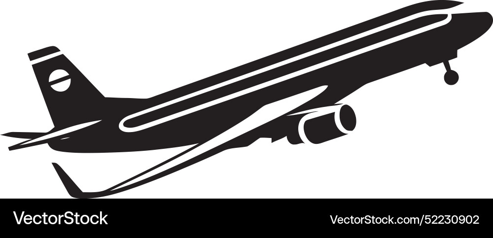 Jetplane art celebrating aviation through Vector Image