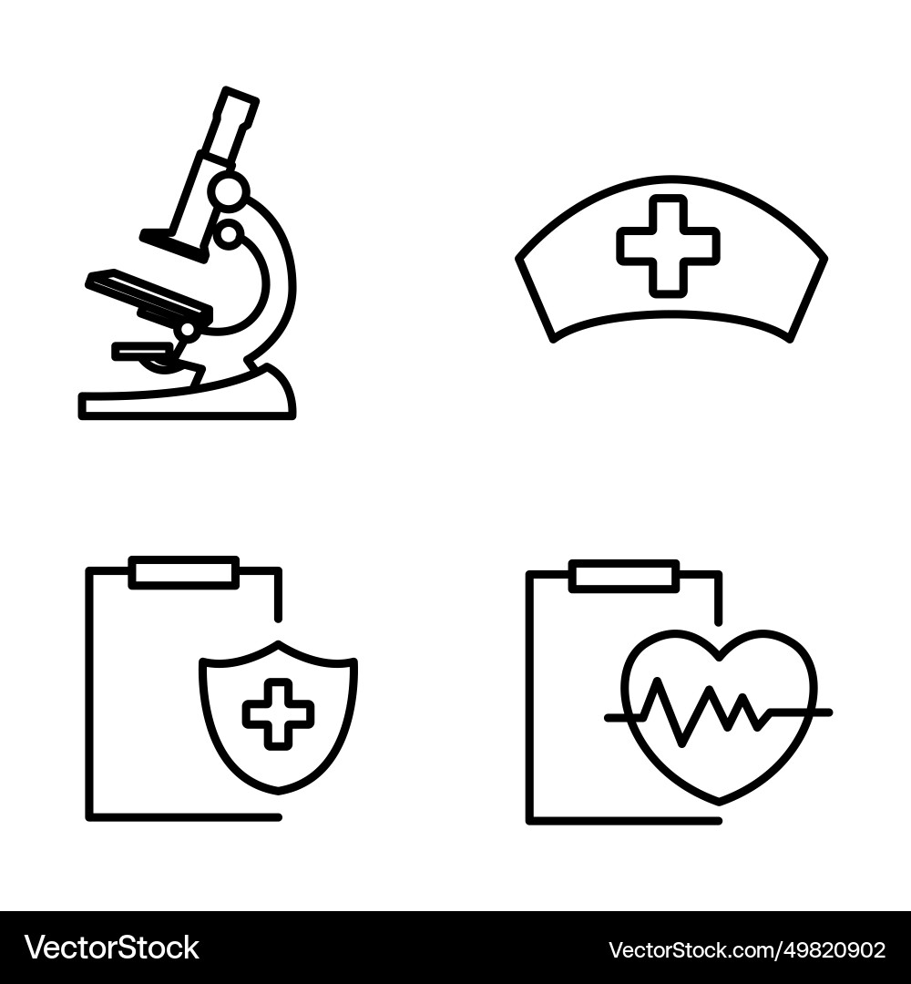 Medical equipment icon logo design Royalty Free Vector Image