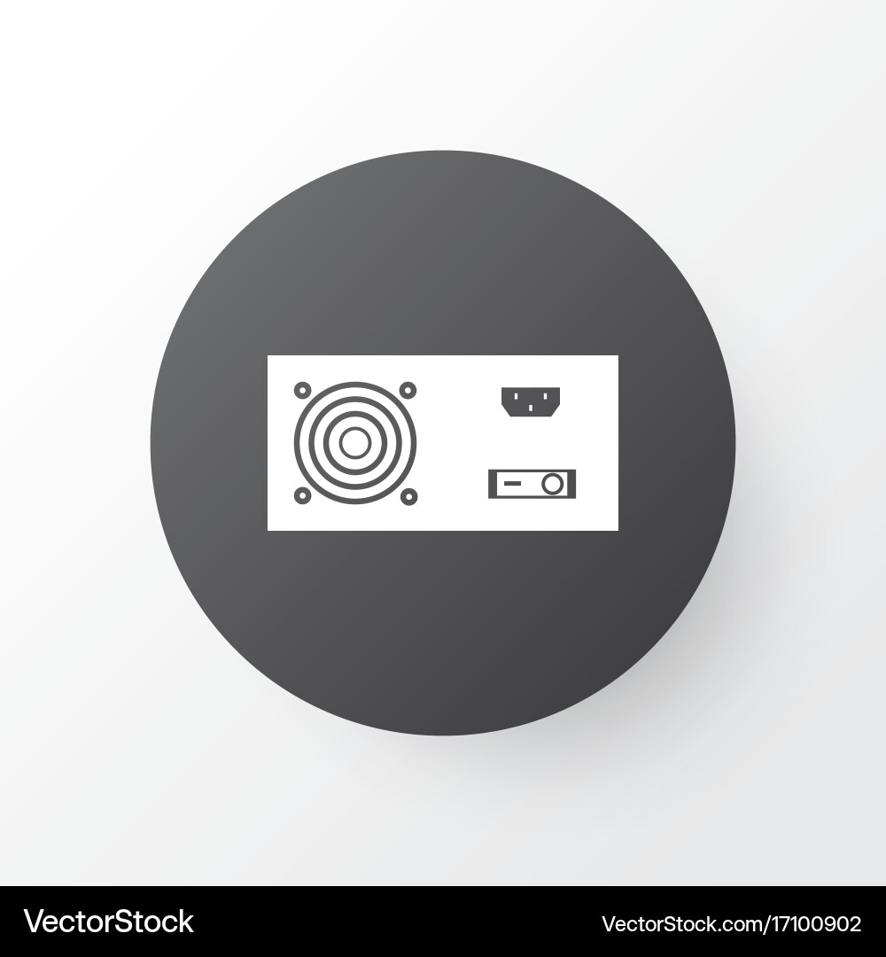 Power supply icon symbol premium quality isolated Vector Image