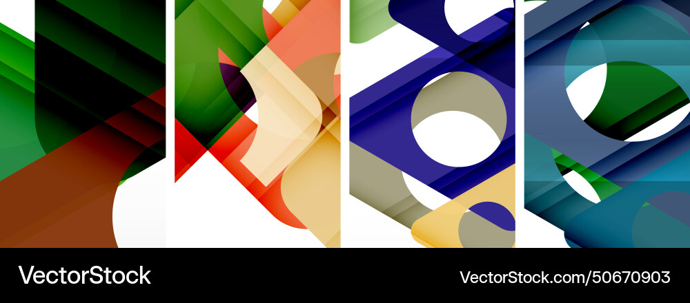 Abstract background set featuring captivating Vector Image