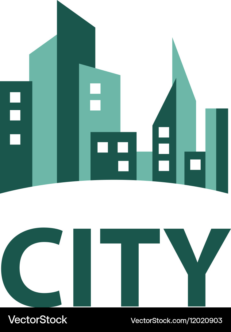 Cityscape Icon Set Royalty Free Vector Image - VectorStock