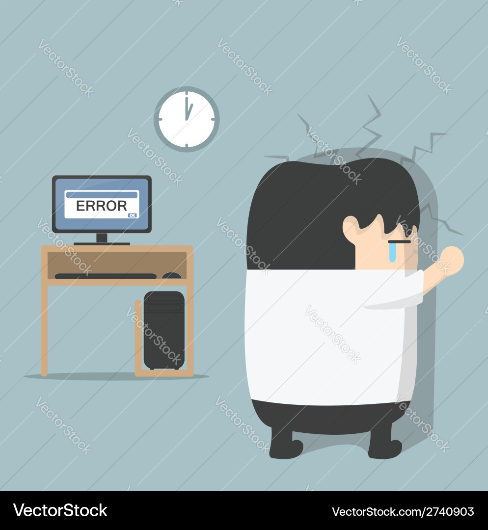 Error ok Royalty Free Vector Image - VectorStock