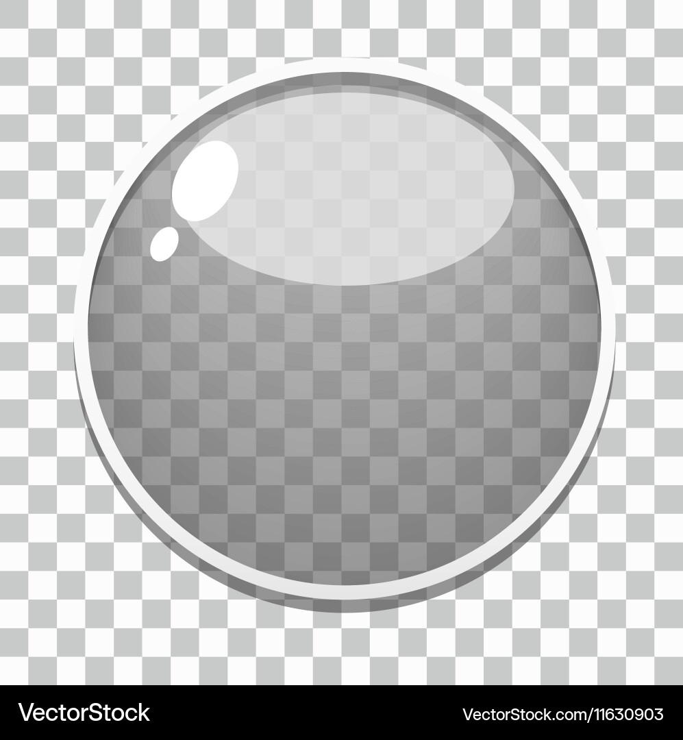 Glass button template Royalty Free Vector Image