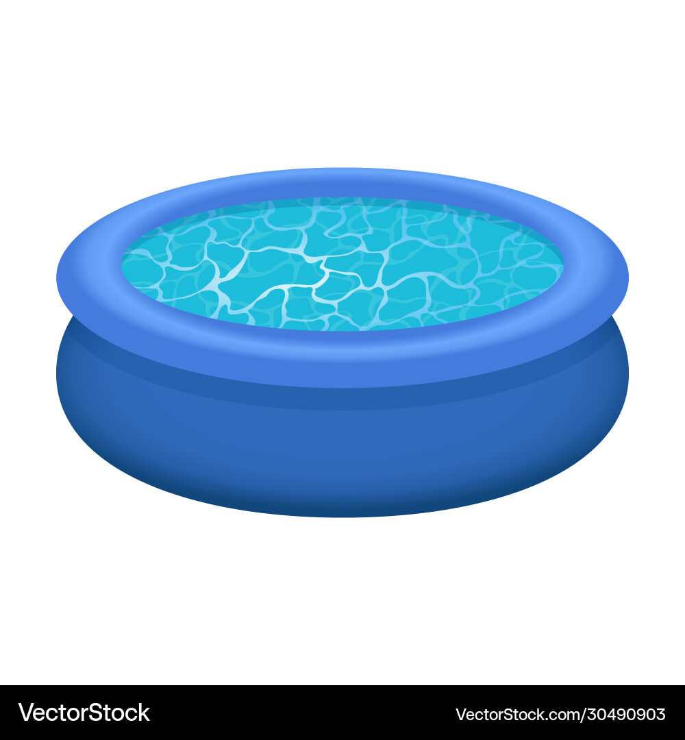 Inflatable pool Royalty Free Vector Image - VectorStock