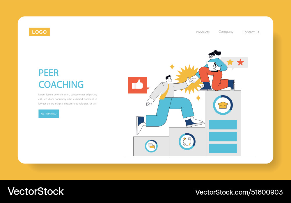 Soft skills training flat Royalty Free Vector Image