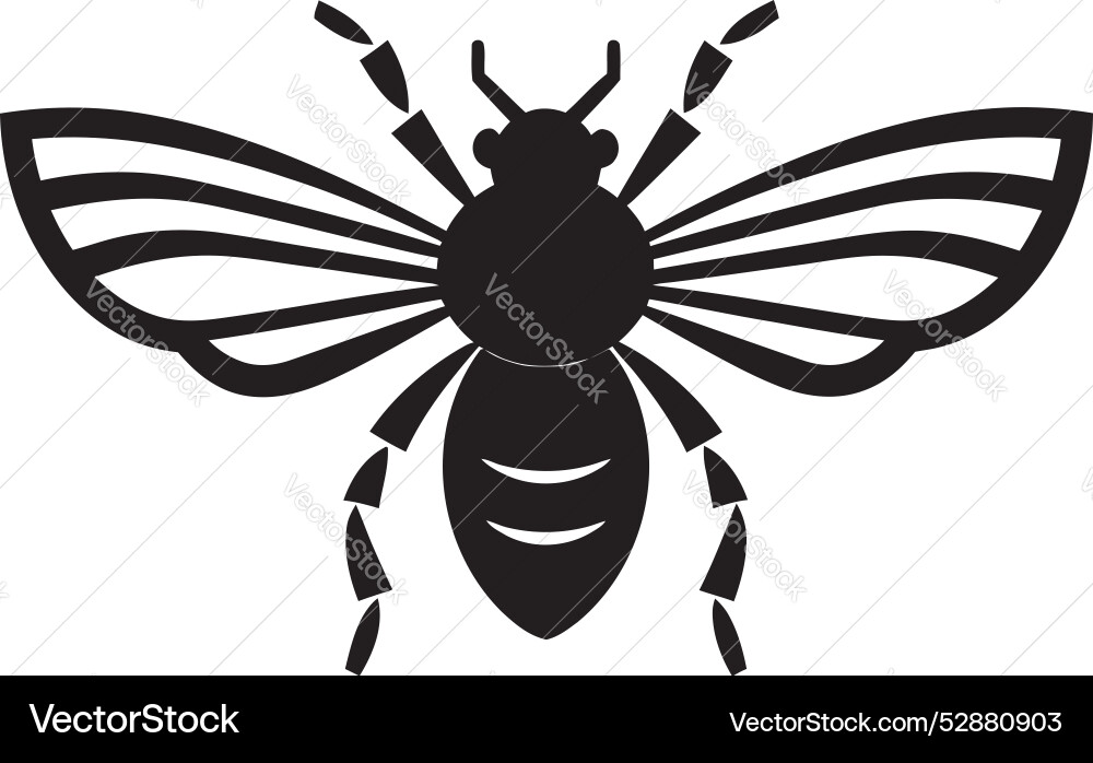 Tarantula hawk monarchy insect warlord logo Vector Image