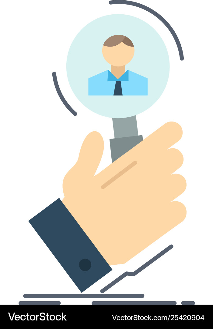 Recruitment search find human resource people Vector Image
