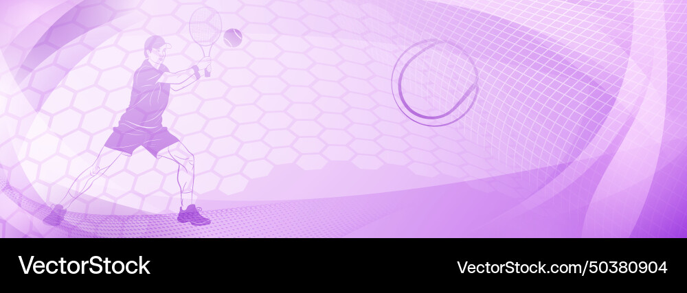 Tennis themed background Royalty Free Vector Image