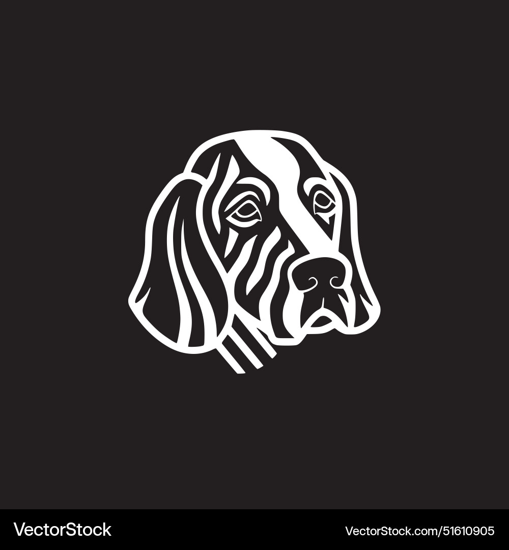Dog - minimalist and simple silhouette Royalty Free Vector