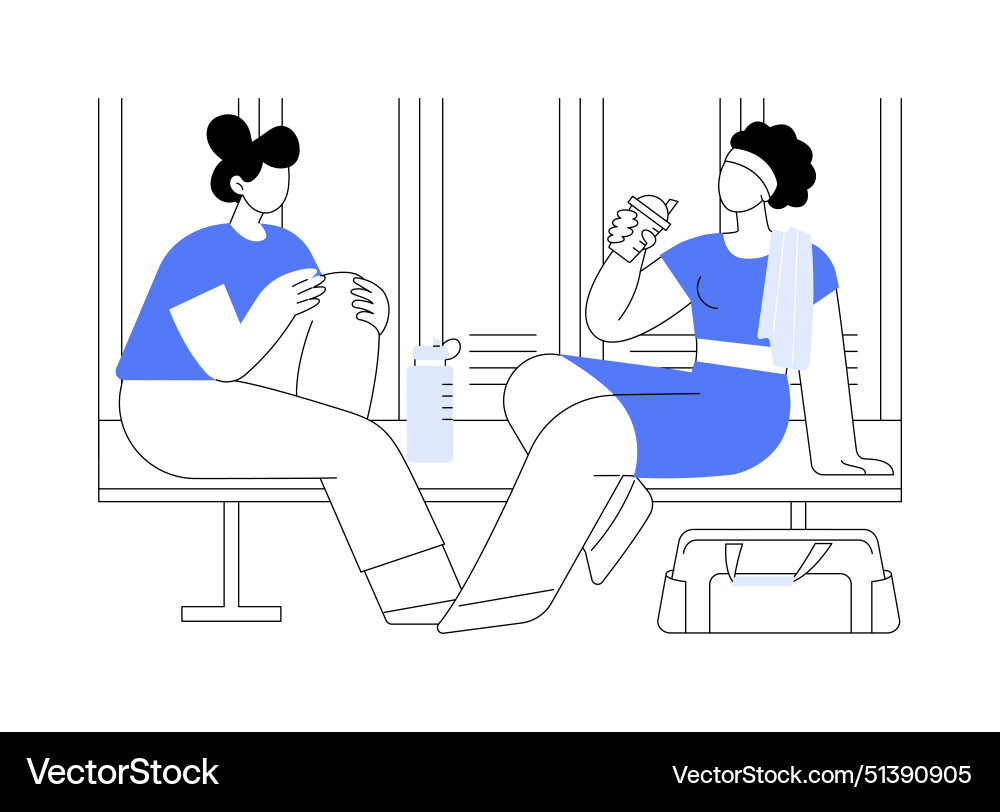 Socialization isolated cartoon Royalty Free Vector Image