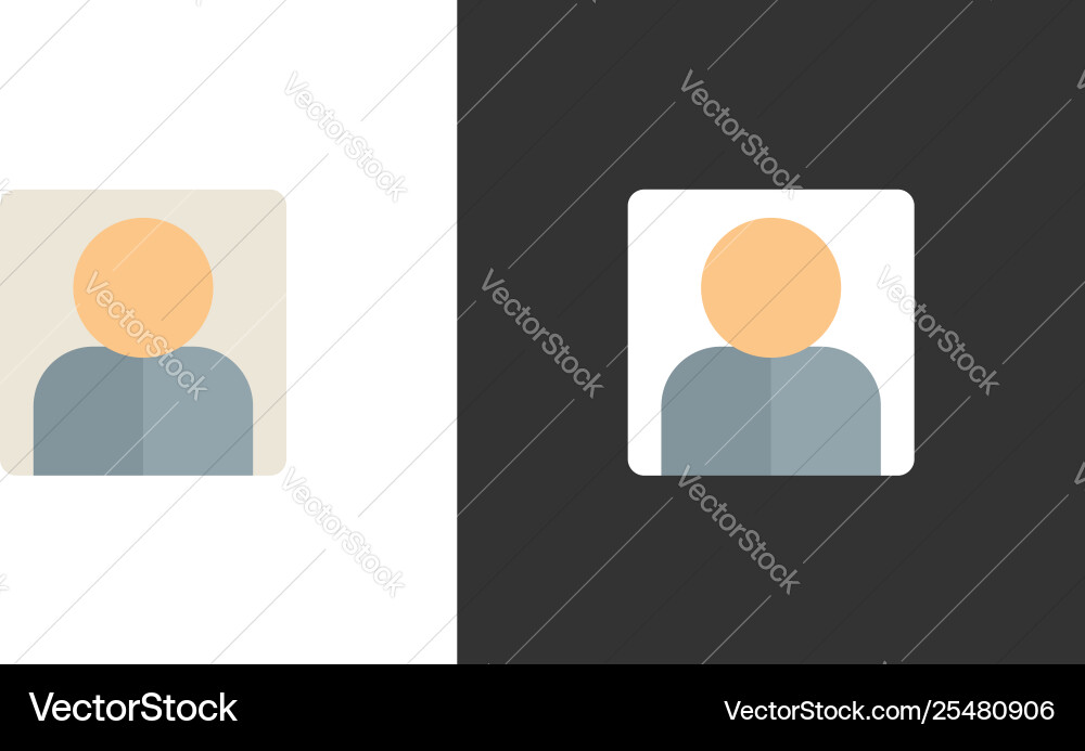Contact user icon Royalty Free Vector Image - VectorStock