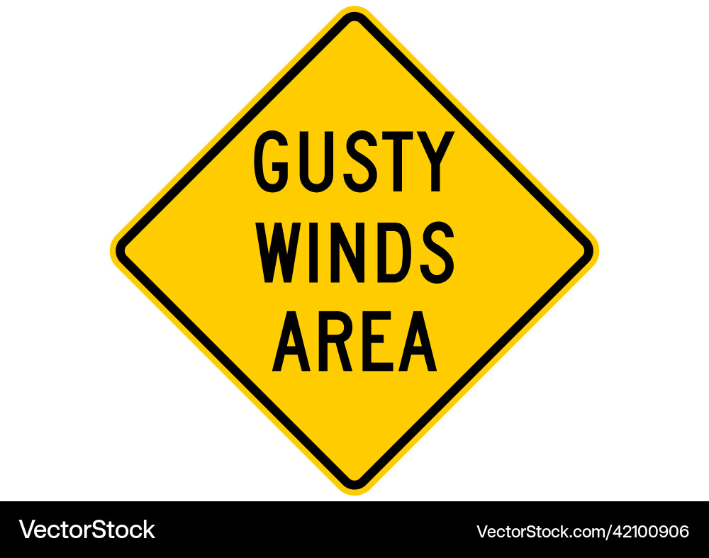 Gusty winds Royalty Free Vector Image - VectorStock