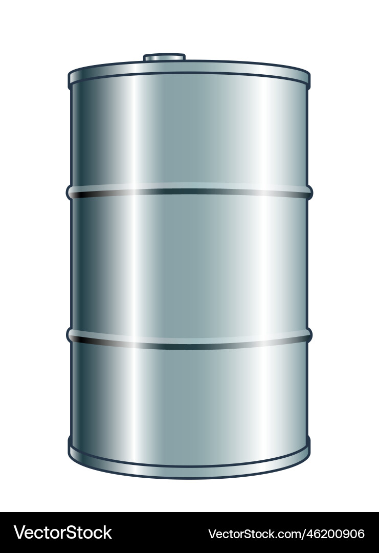 Metal barrel Royalty Free Vector Image - VectorStock