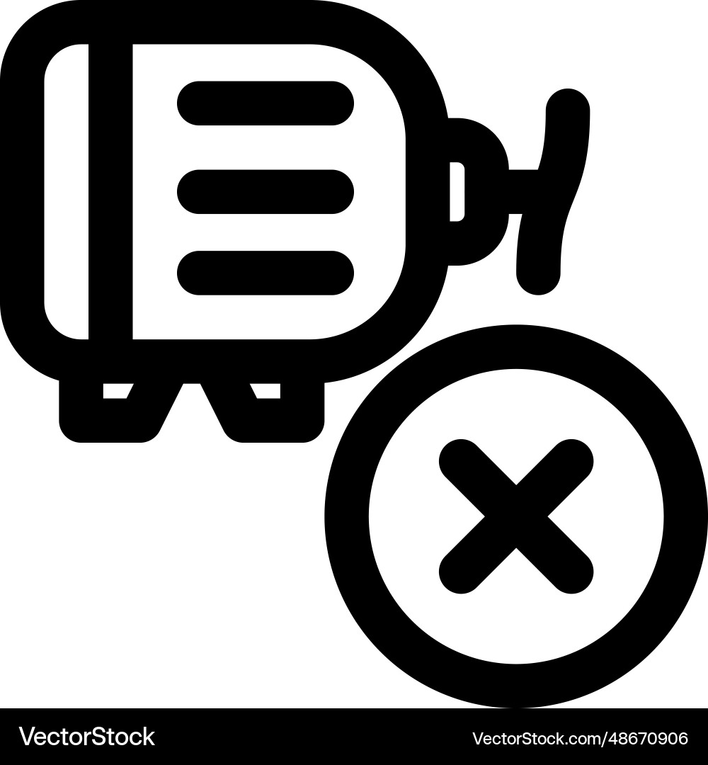 Removing the dynamo from a vehicle Royalty Free Vector Image