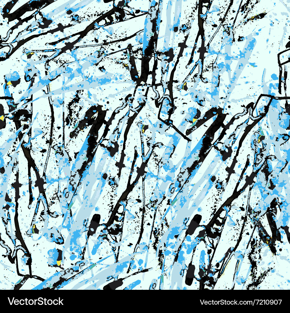 Abstract ink spots seamless pattern Royalty Free Vector