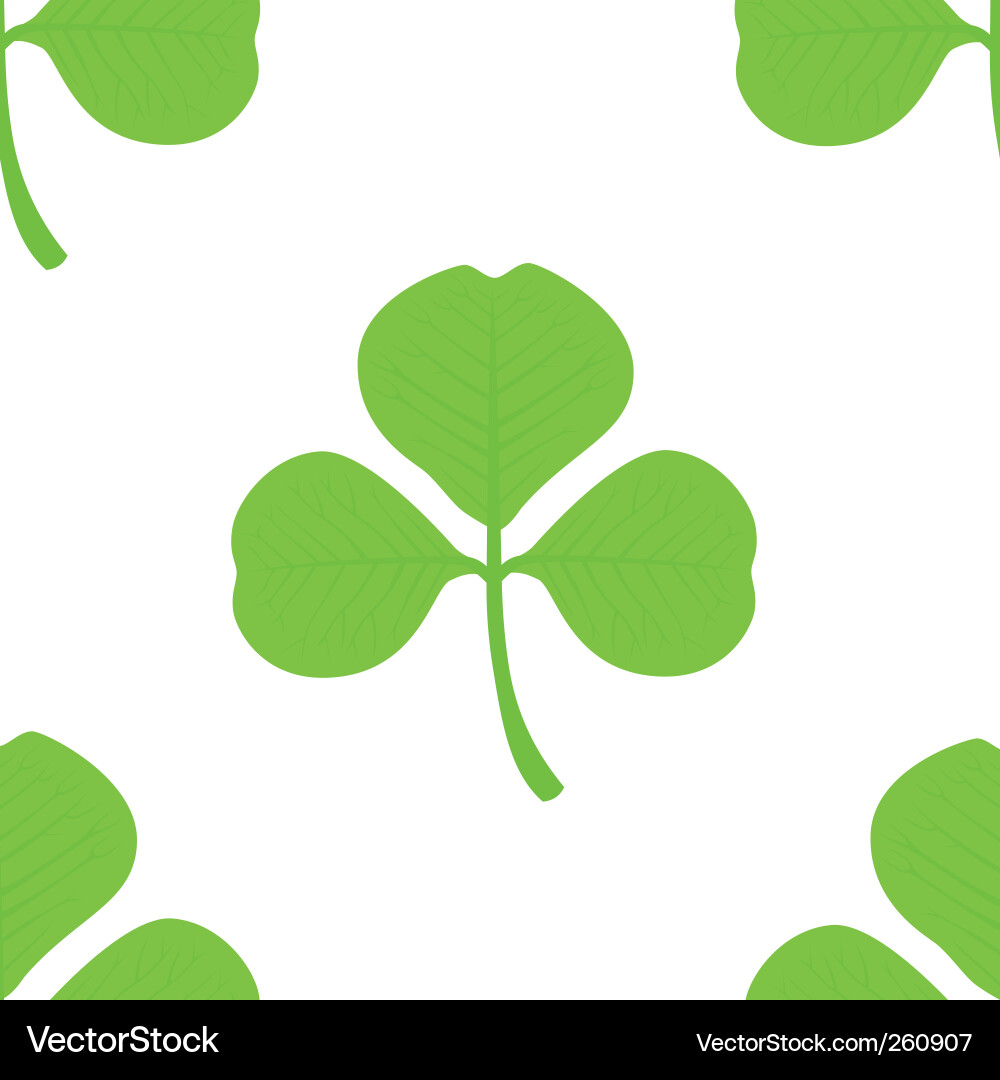 Clover seamless wallpaper Royalty Free Vector Image