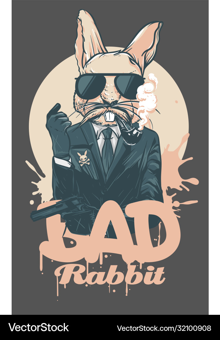 Badass Gangster Gun Vector Images (20)