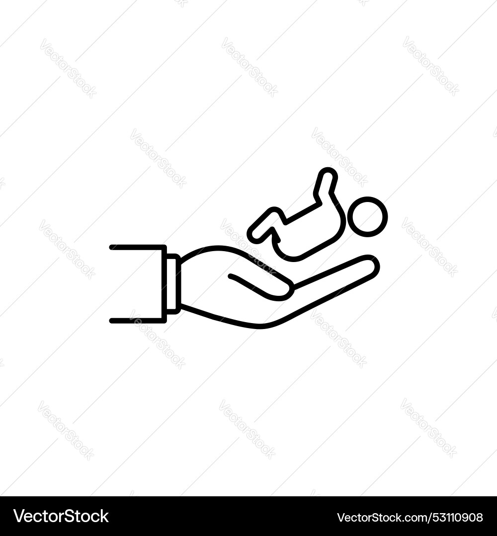 Neonatologist icon Royalty Free Vector Image - VectorStock