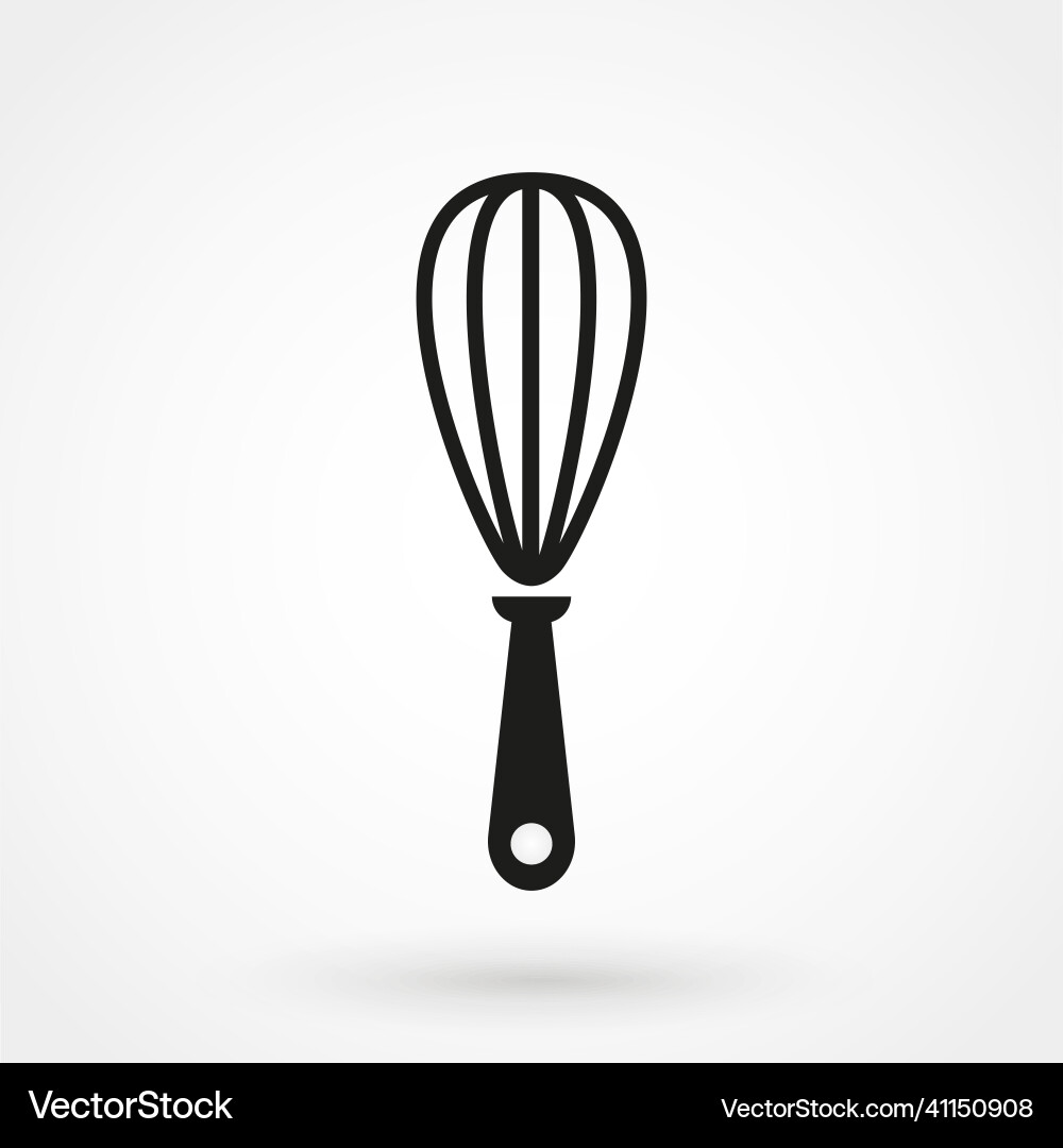 Whisk icon Royalty Free Vector Image - VectorStock
