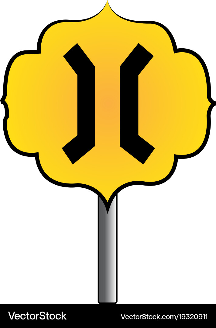 Abstract tragic signal Royalty Free Vector Image