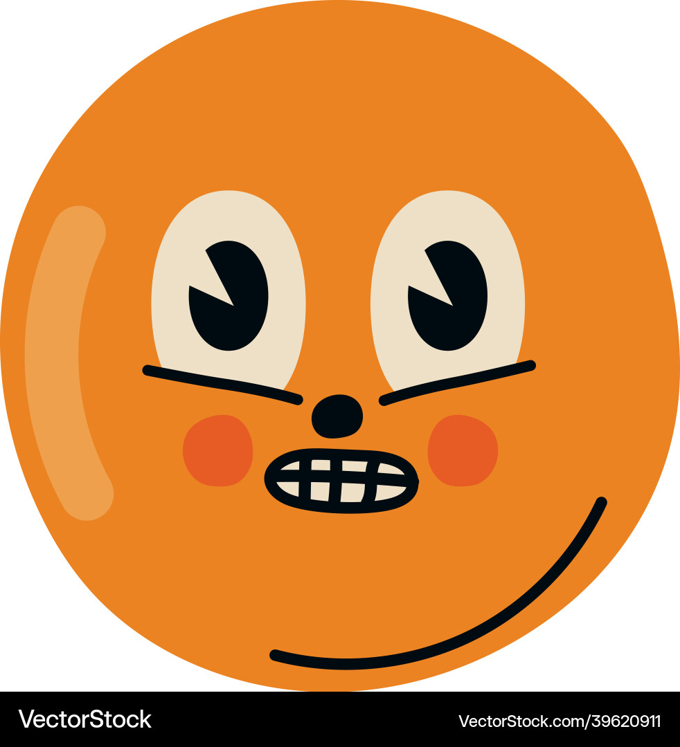 Face with disgust Royalty Free Vector Image - VectorStock
