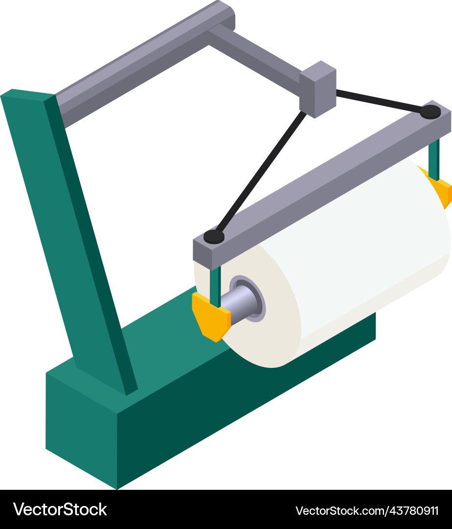 Paper production icon Royalty Free Vector Image